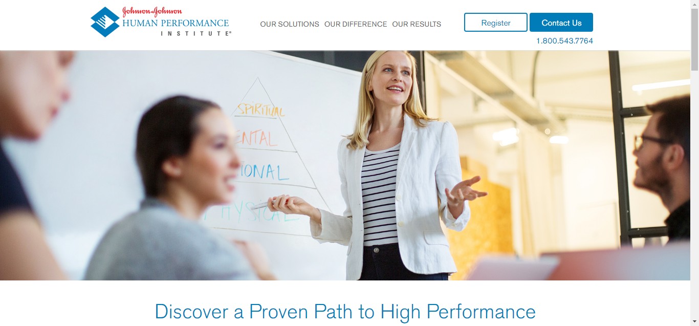 Johnson & Johnson Human Performance Institute - Profile