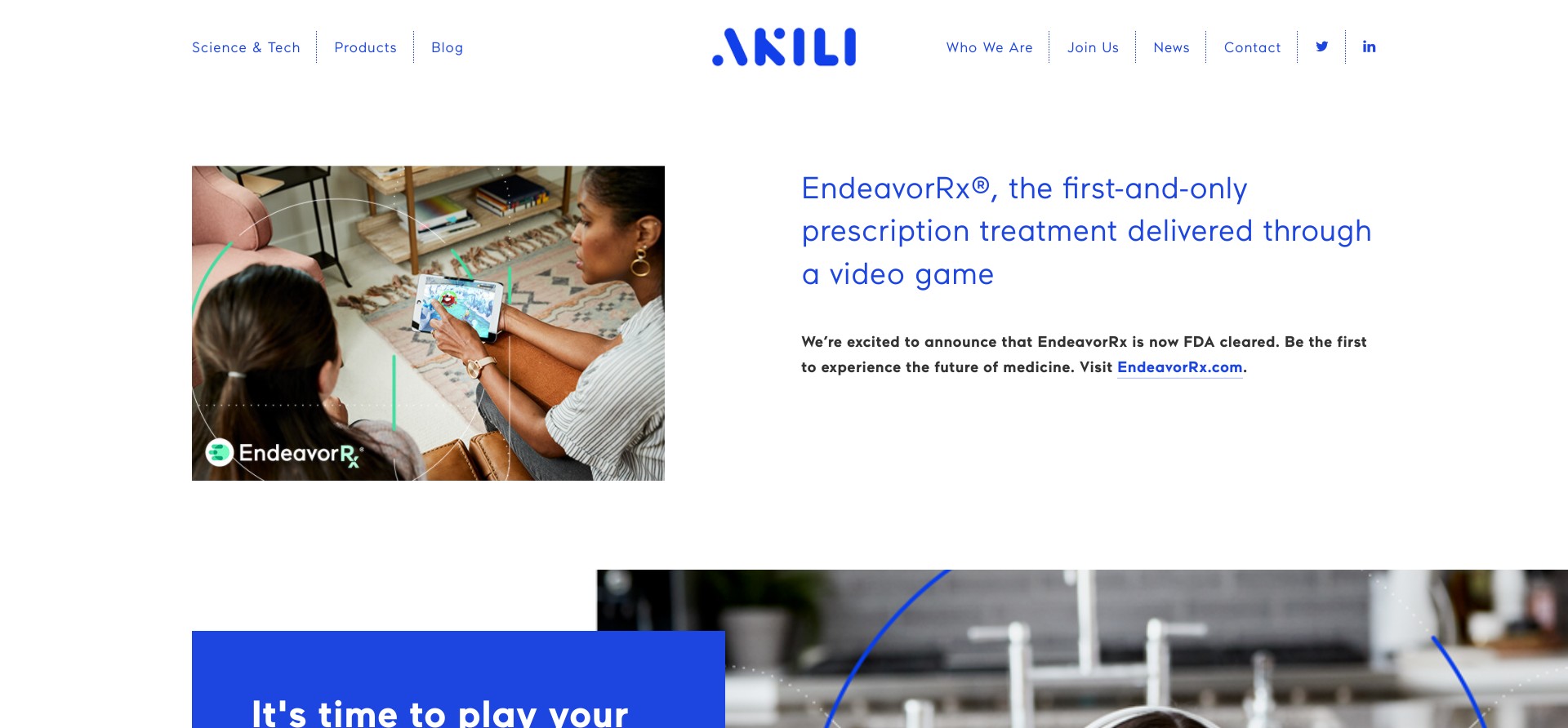 Akili Interactive Labs - Profile